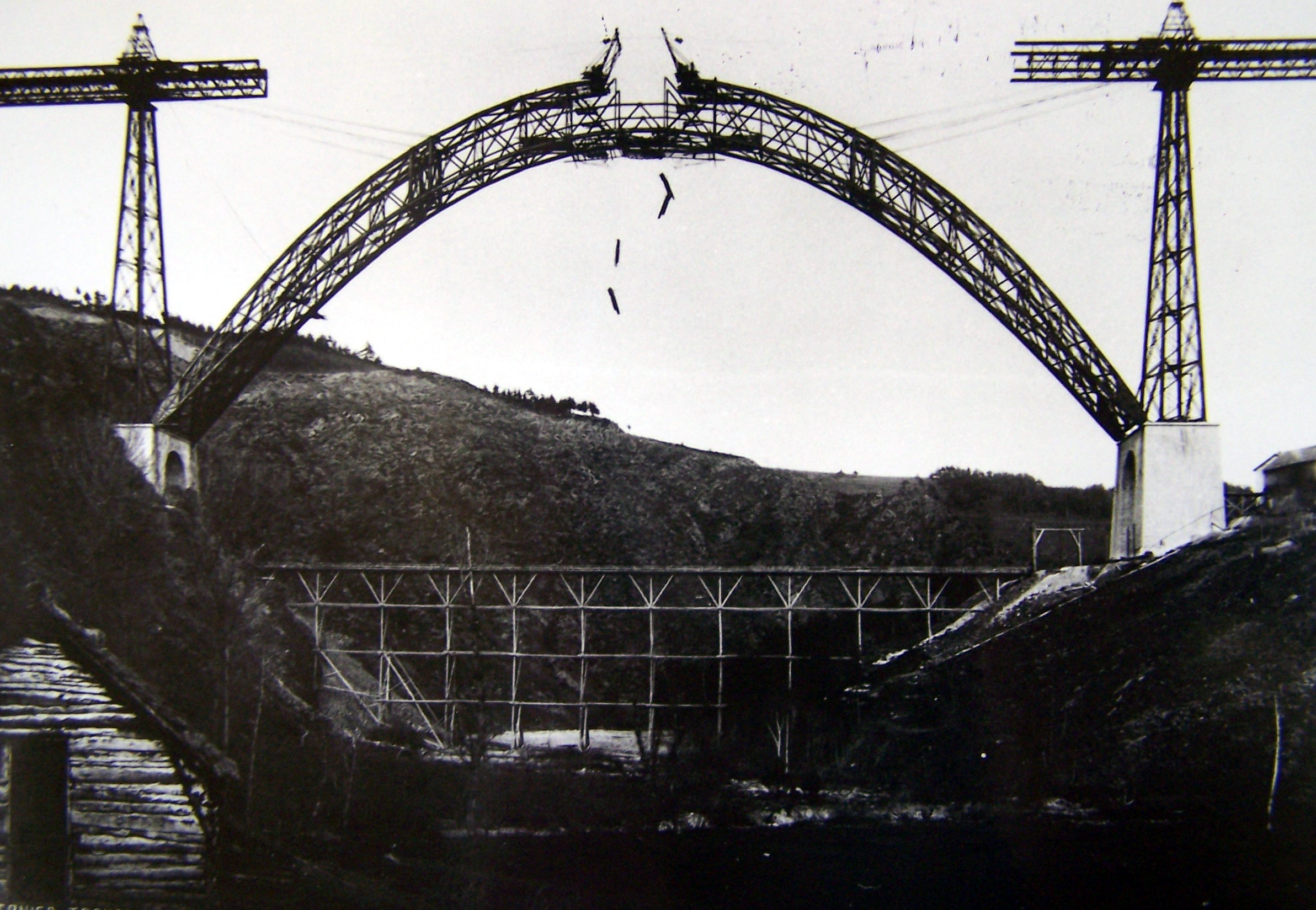 Les étapes de la construction - Garabit